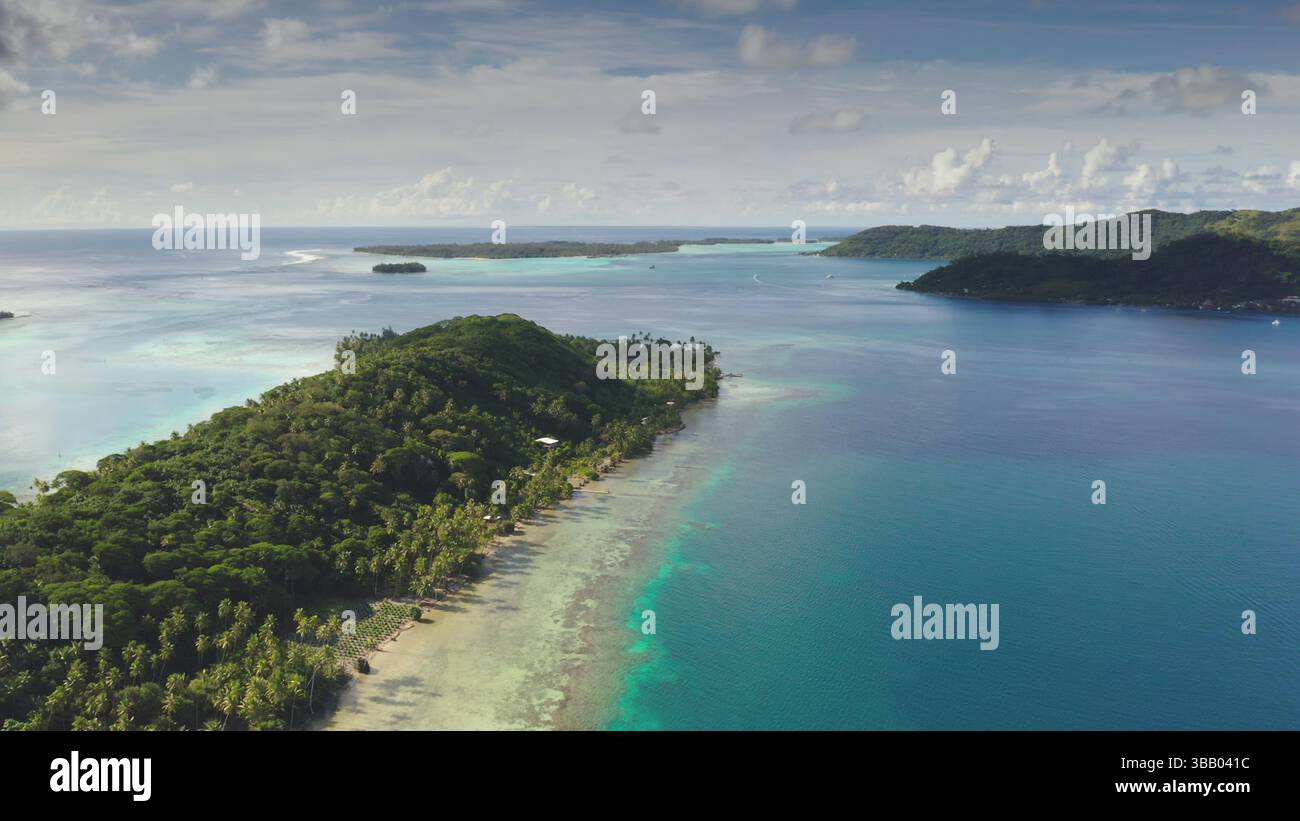 Aerial footage captures tranquil waters hi-res stock photography and ...