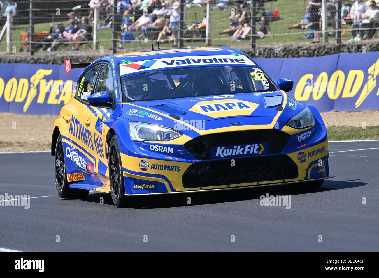 Dan Cammish, Ford Focus ST, NAPA Racing UK, 2025 Kwik Fit BTCC Rounds 4 ...