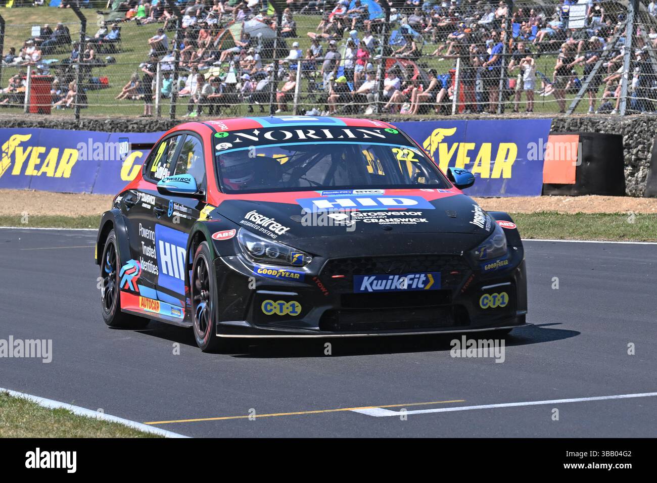 Chris Smiley, Hyundai i30N, Restart Racing, 2025 Kwik Fit BTCC Rounds 4 ...