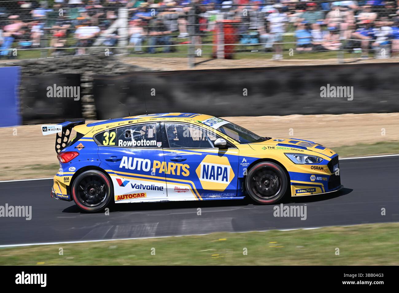 Daniel Rowbottom, Ford Focus ST, NAPA Racing UK, 2025 Kwik Fit BTCC ...