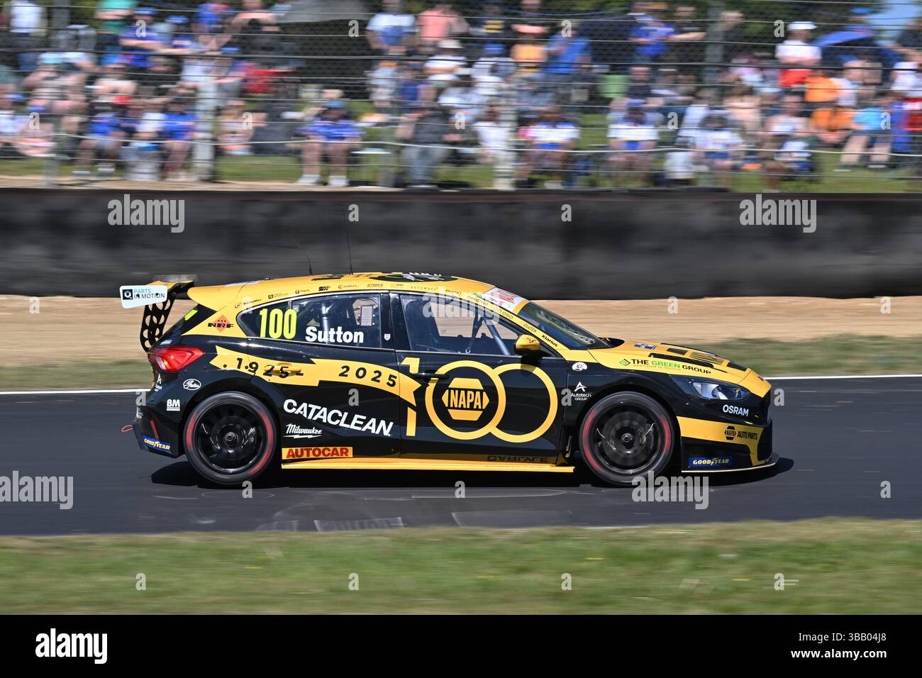 Ashley Sutton, Ford Focus ST, NAPA Racing UK, 2025 Kwik Fit BTCC Rounds ...
