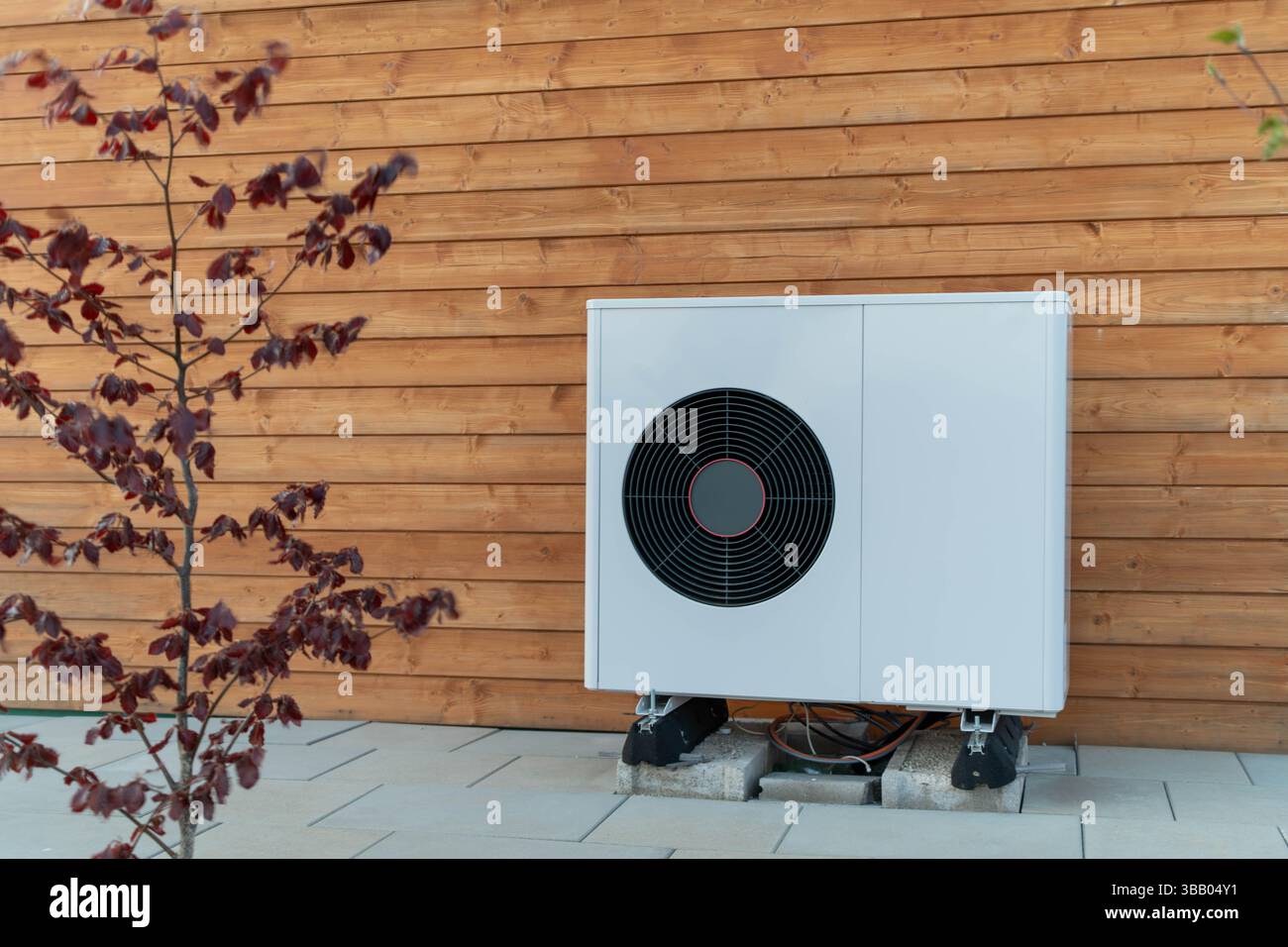 Modern Outdoor Air Conditioner System Stock Photo - Alamy