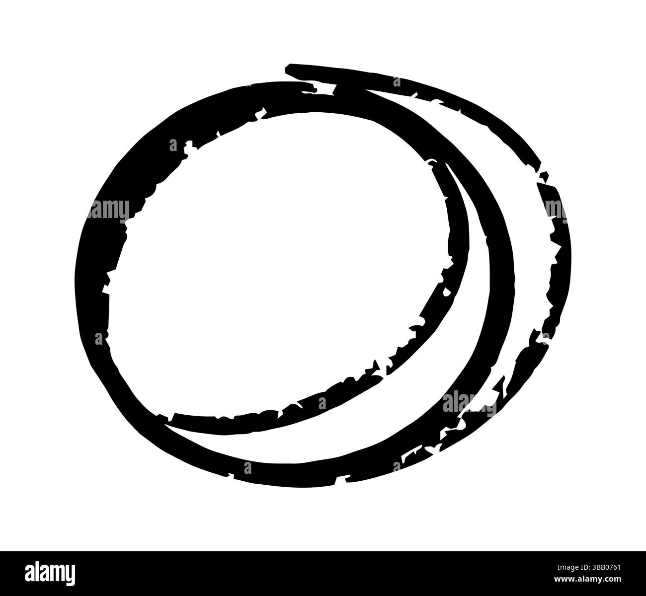Grunge stamp draft mockups of grunge overlay round stamp. Vector circle ...