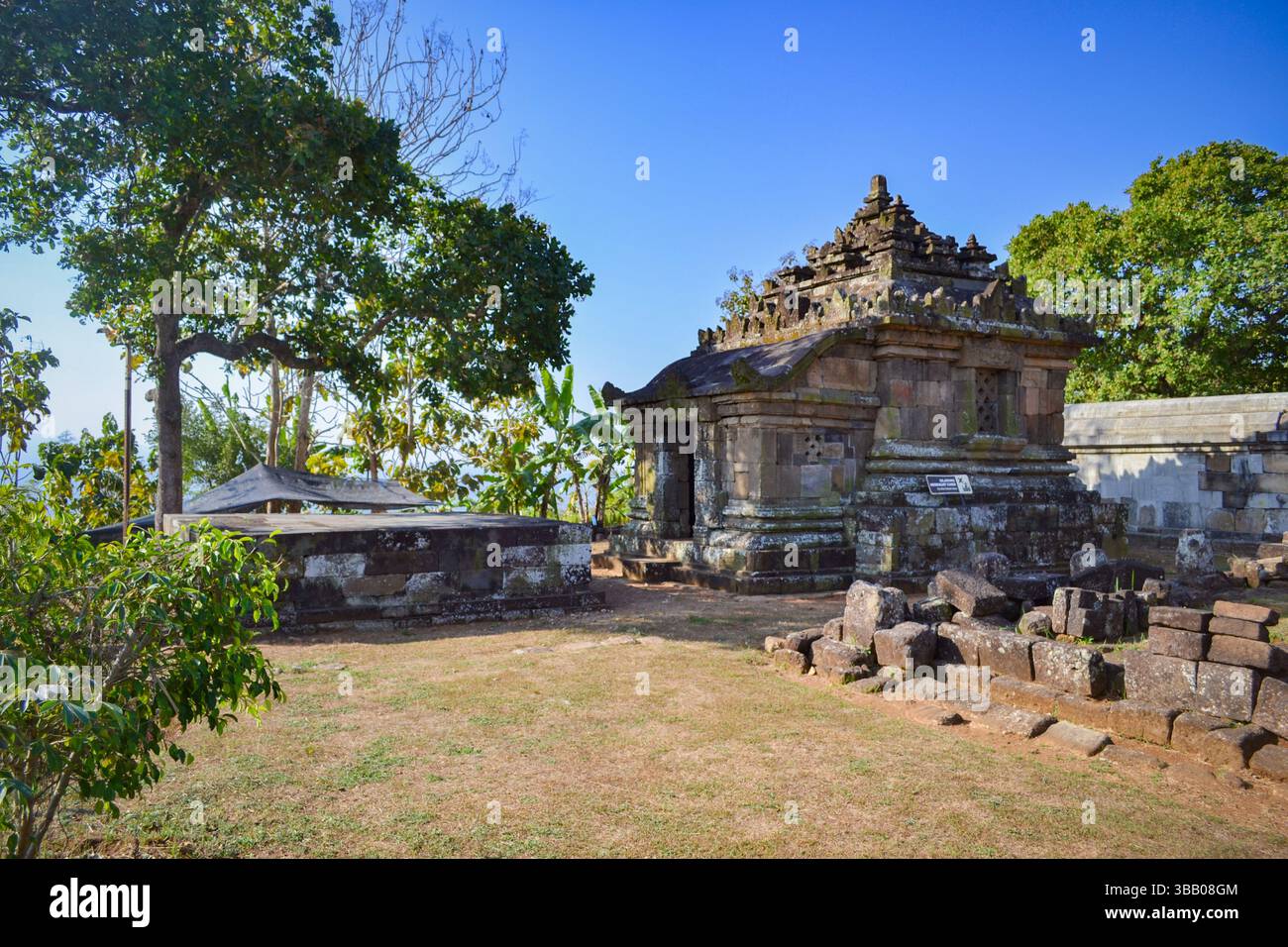 Candi Ijo, a 9th-century Hindu temple complex built by the Mataram ...