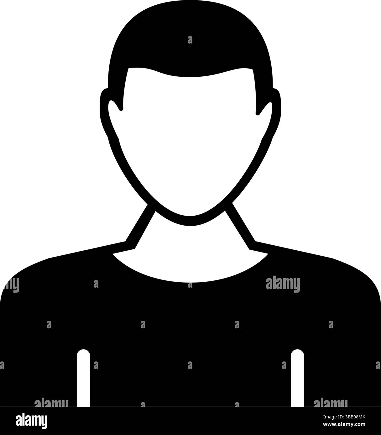 Avatar headshot icon Black and White Stock Photos & Images - Alamy