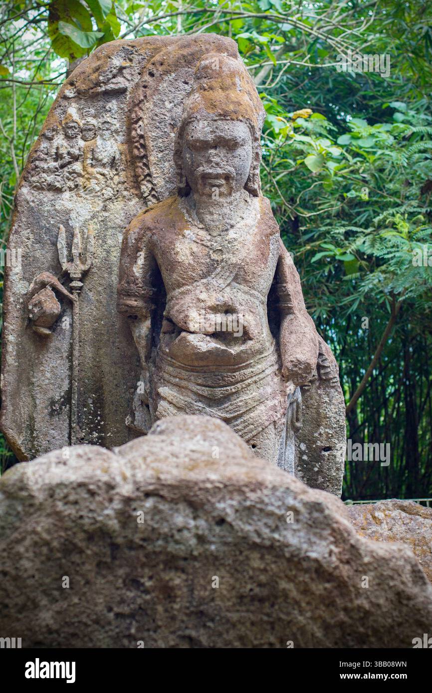 Agastya statue at Arca Gupolo site near Candi Ijo, Sleman. This 9th ...