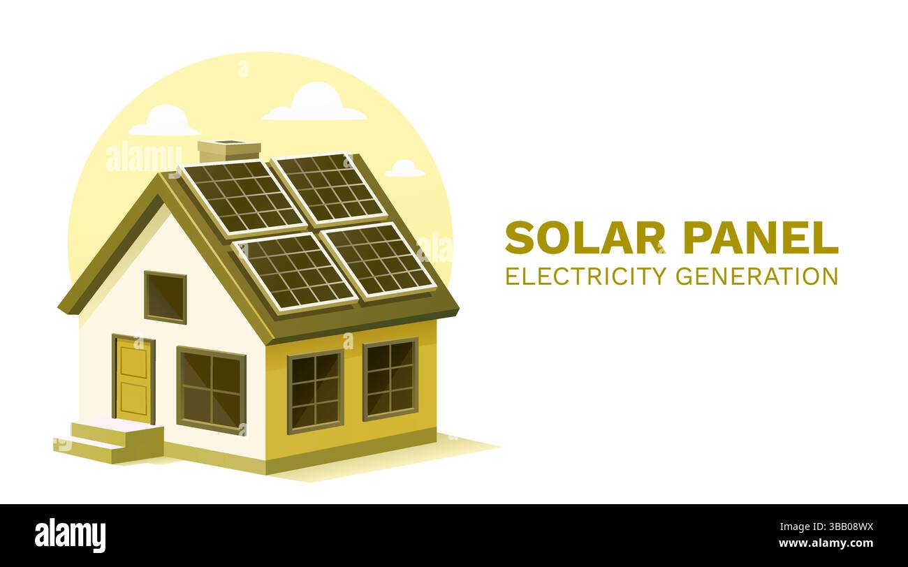 Solar panel electricity generation, nature ecology, green energy ...