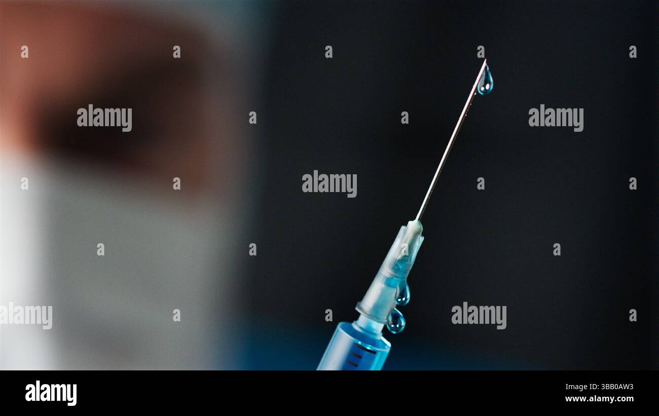 Close Up Of Male Member Of Medical Team In Hospital Wearing Mask With ...