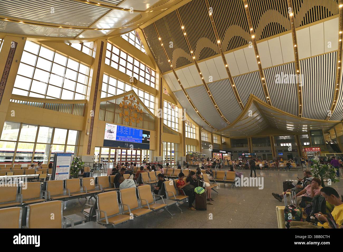 The Luang Prabang High-Speed Railway Station building sits on 7,970 sqm ...