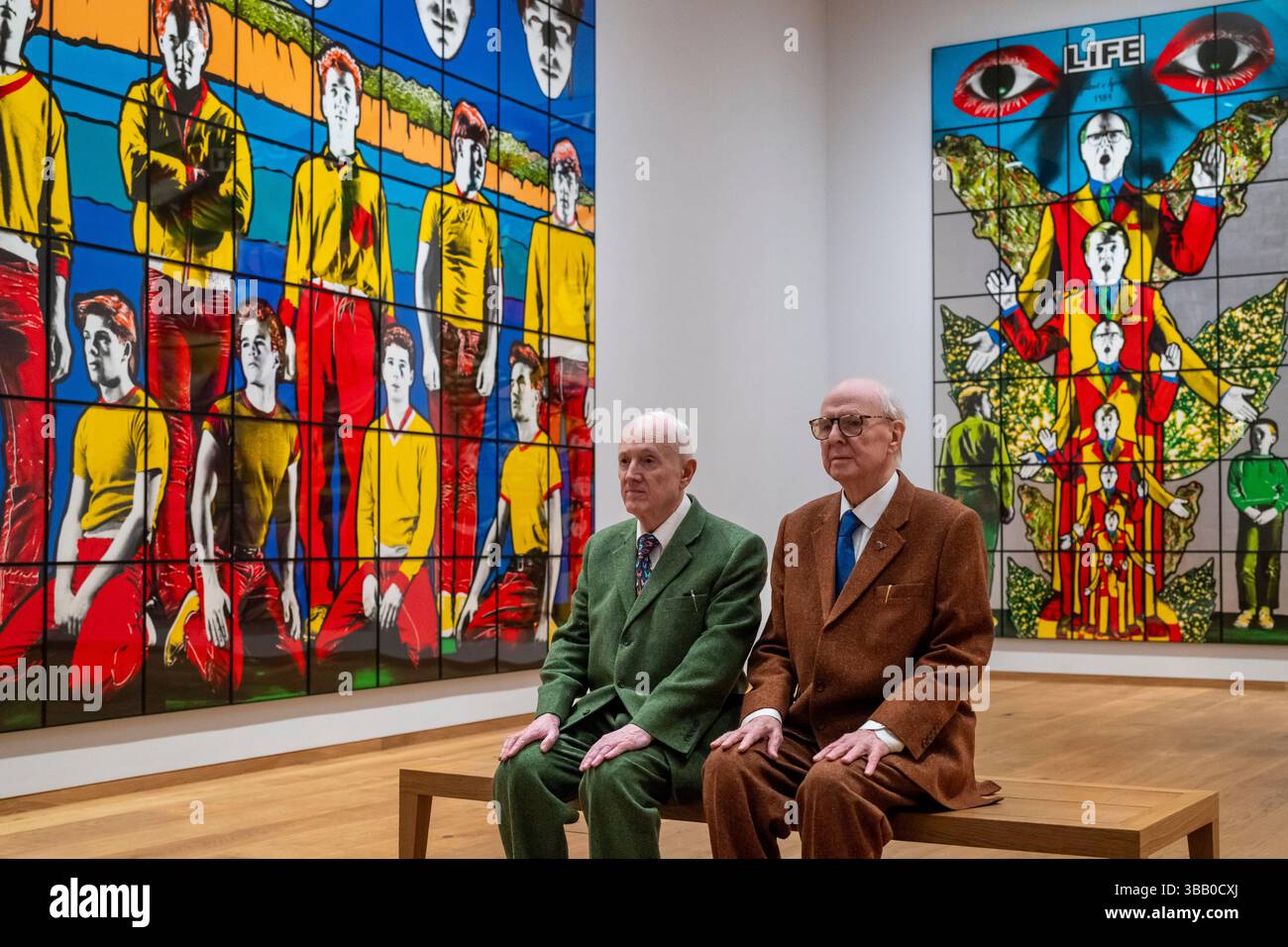 London, UK. 14 May 2025. Gilbert Prousch and George Passmore, known as ...