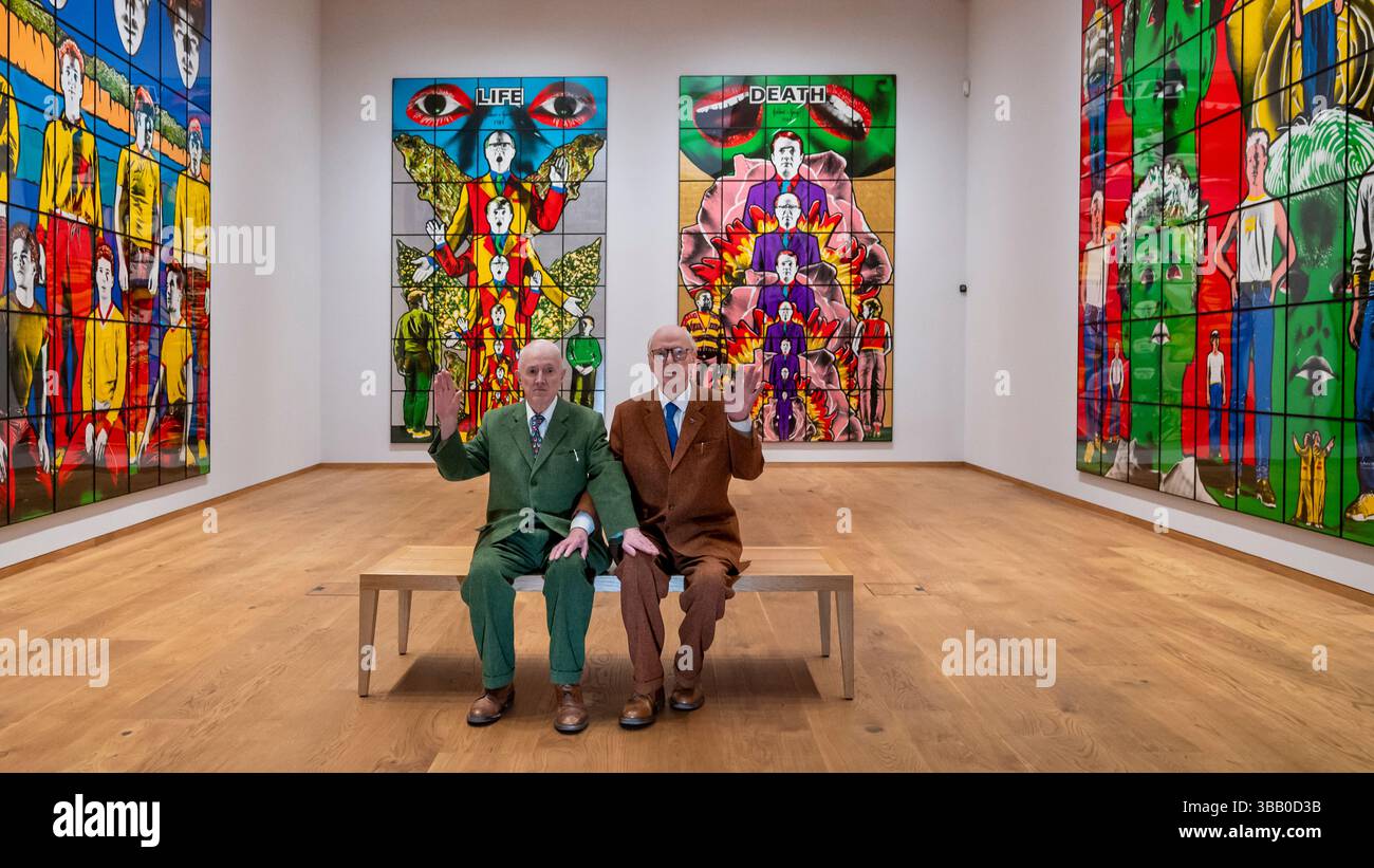 London, UK. 14 May 2025. Gilbert Prousch and George Passmore, known as ...