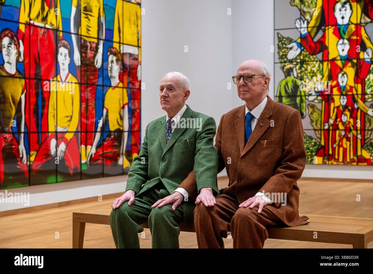 London, UK. 14 May 2025. Gilbert Prousch and George Passmore, known as ...
