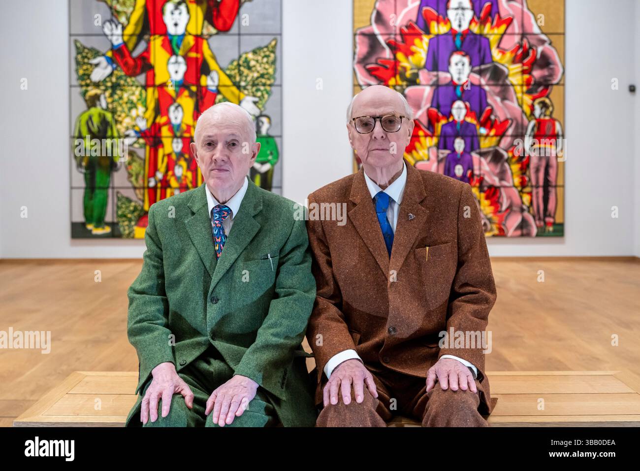 London, UK. 14 May 2025. Gilbert Prousch and George Passmore, known as ...