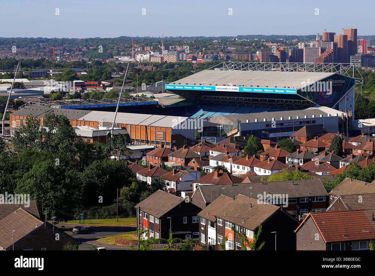 Leeds United Football Club stadium at Elland Road in Leeds,West ...