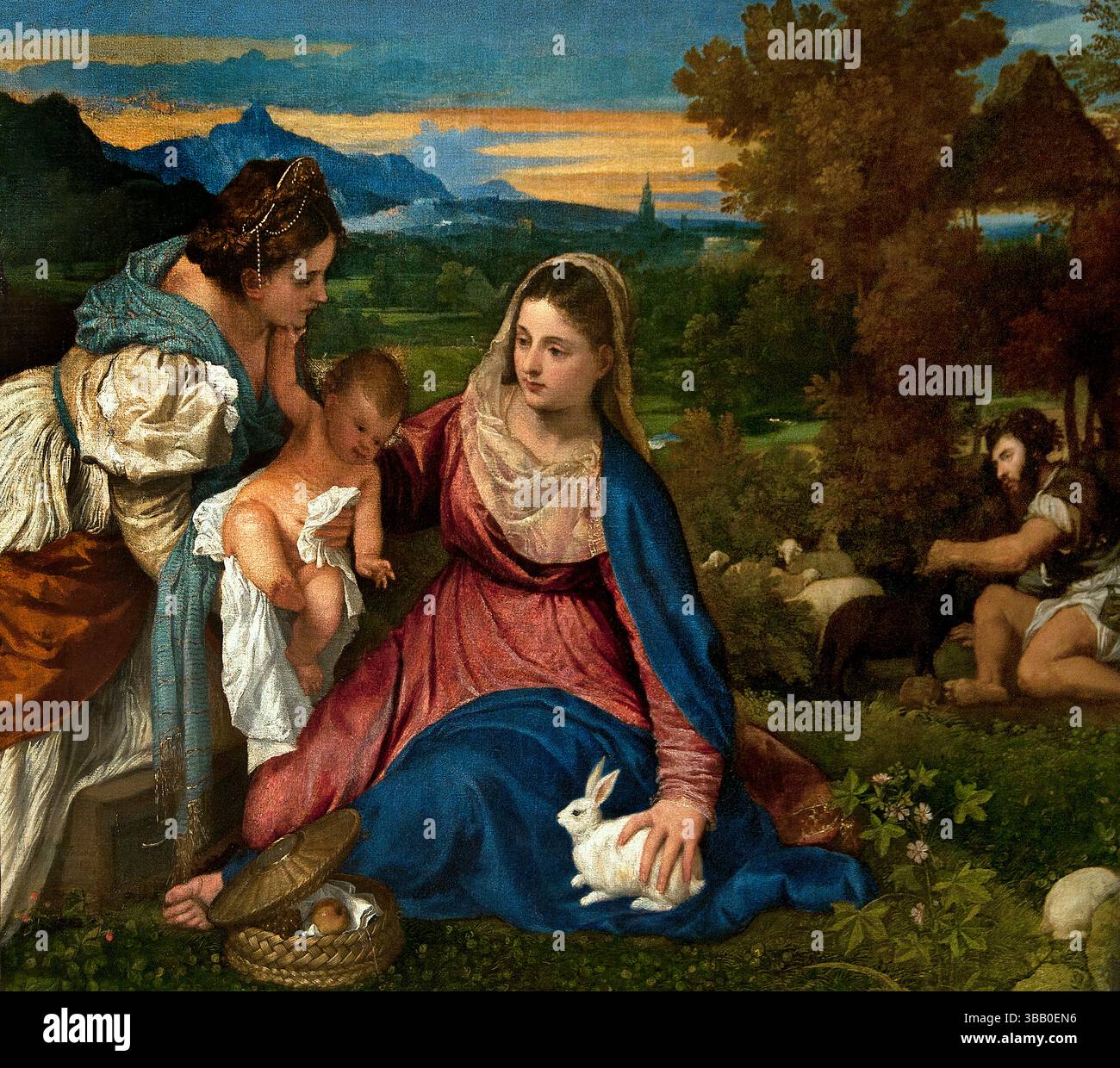 Madonna of the rabbit hi-res stock photography and images - Alamy