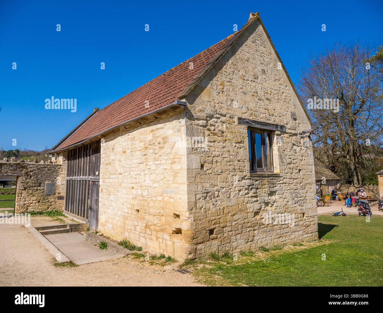 West Barn, Museum, Tithe Barn, Bradford-on-Avon, Wiltshire, England, UK ...