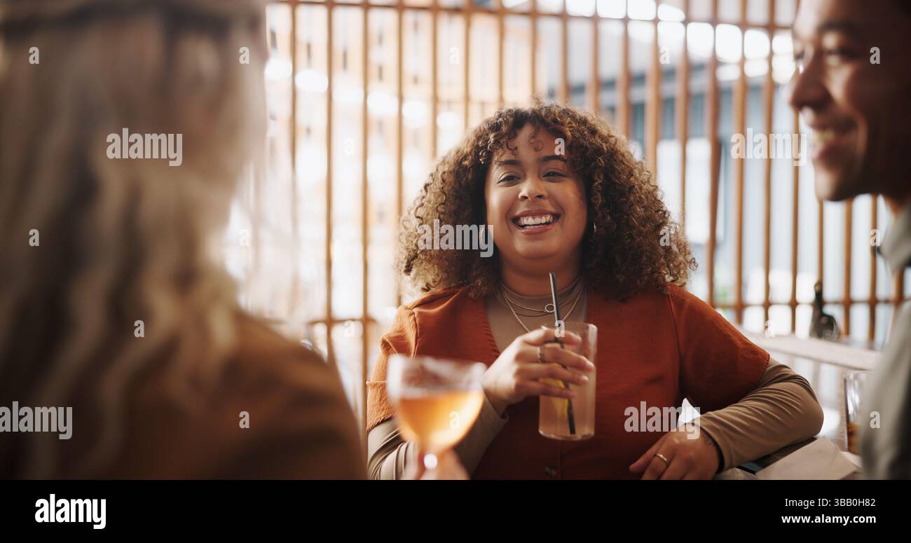 Women group wine cocktails laughing hi-res stock photography and images ...