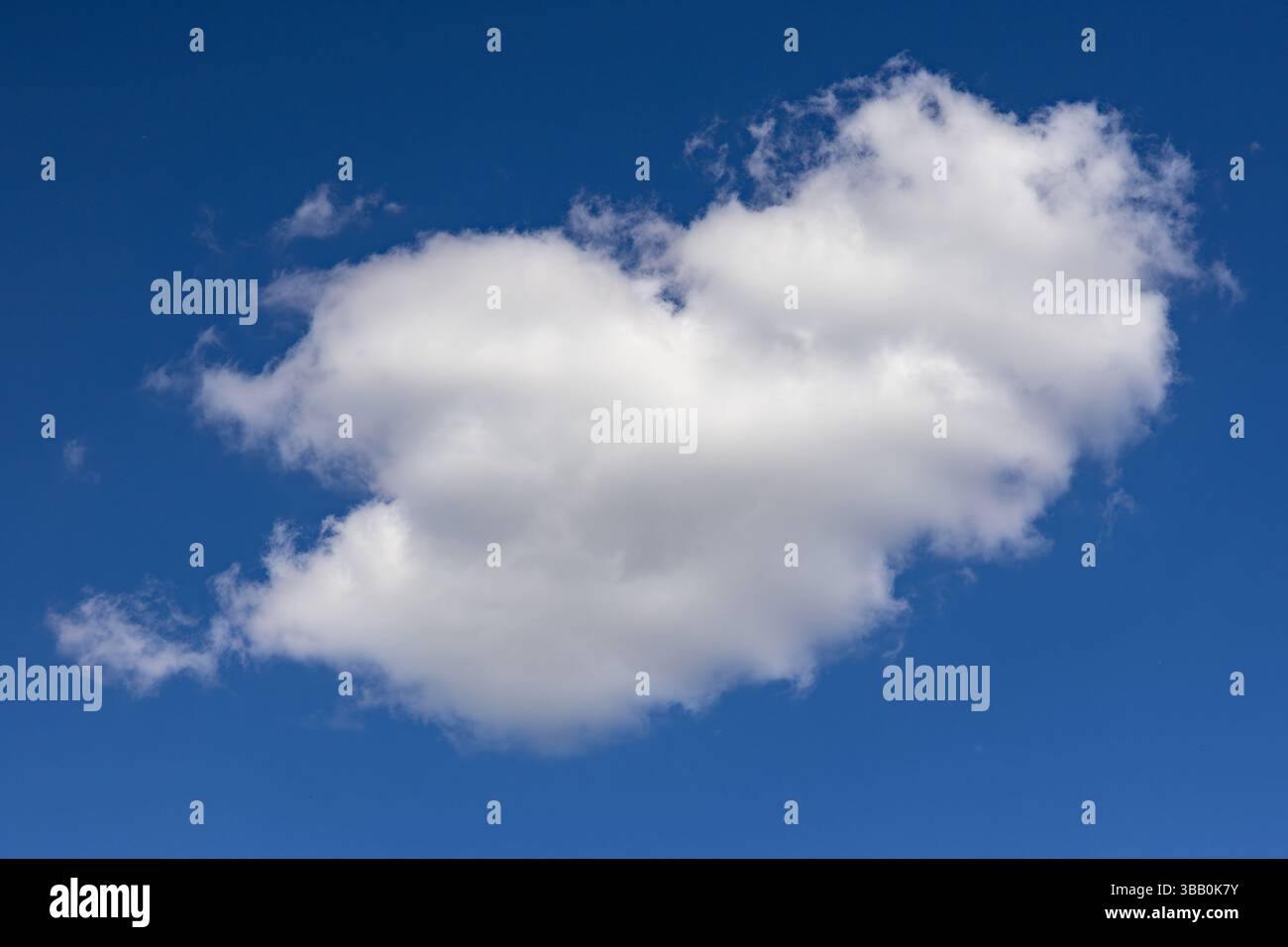 blue sky with single cloud Stock Photo - Alamy