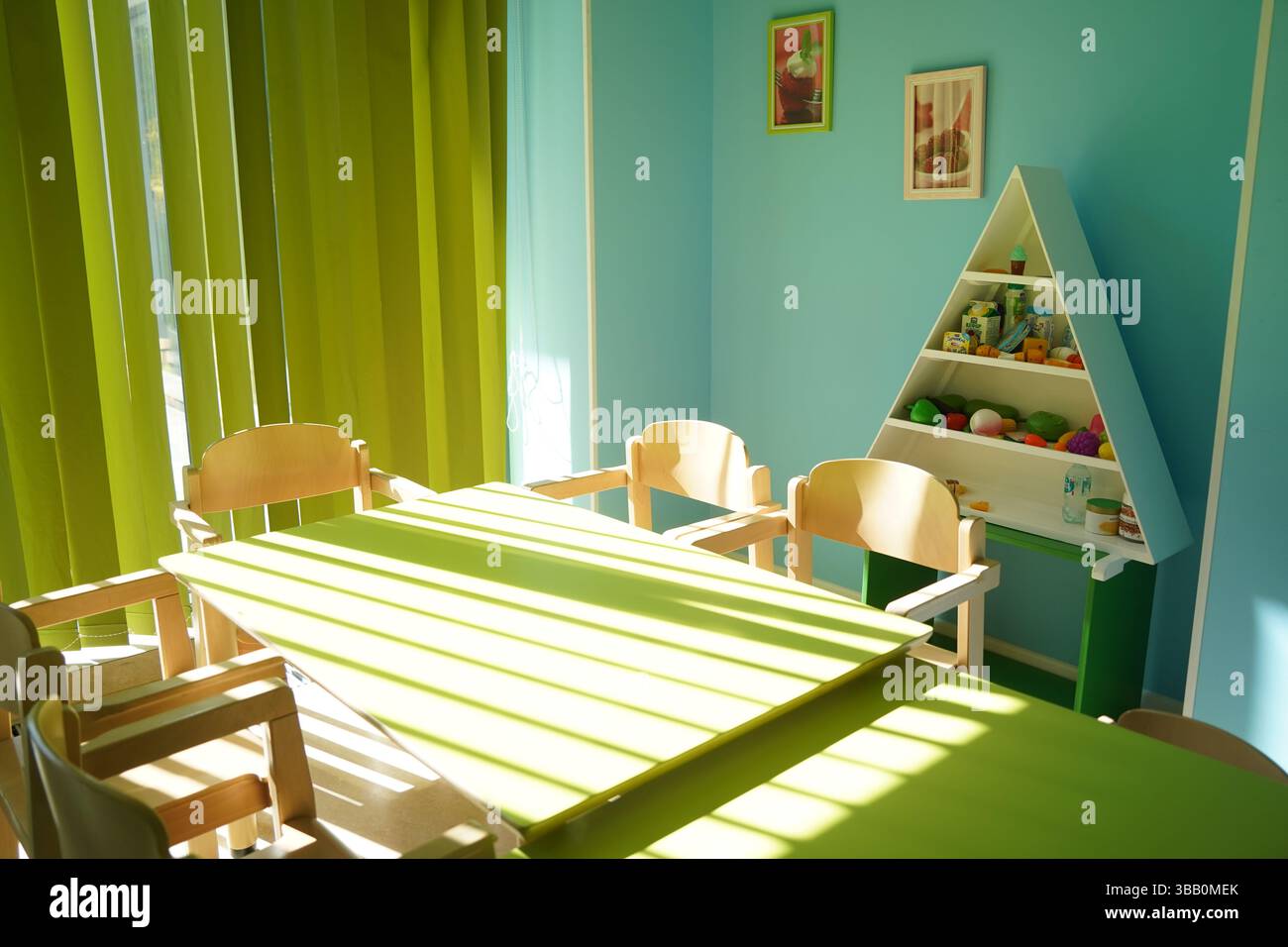 Montessori. Type of educational institution for children with different ...