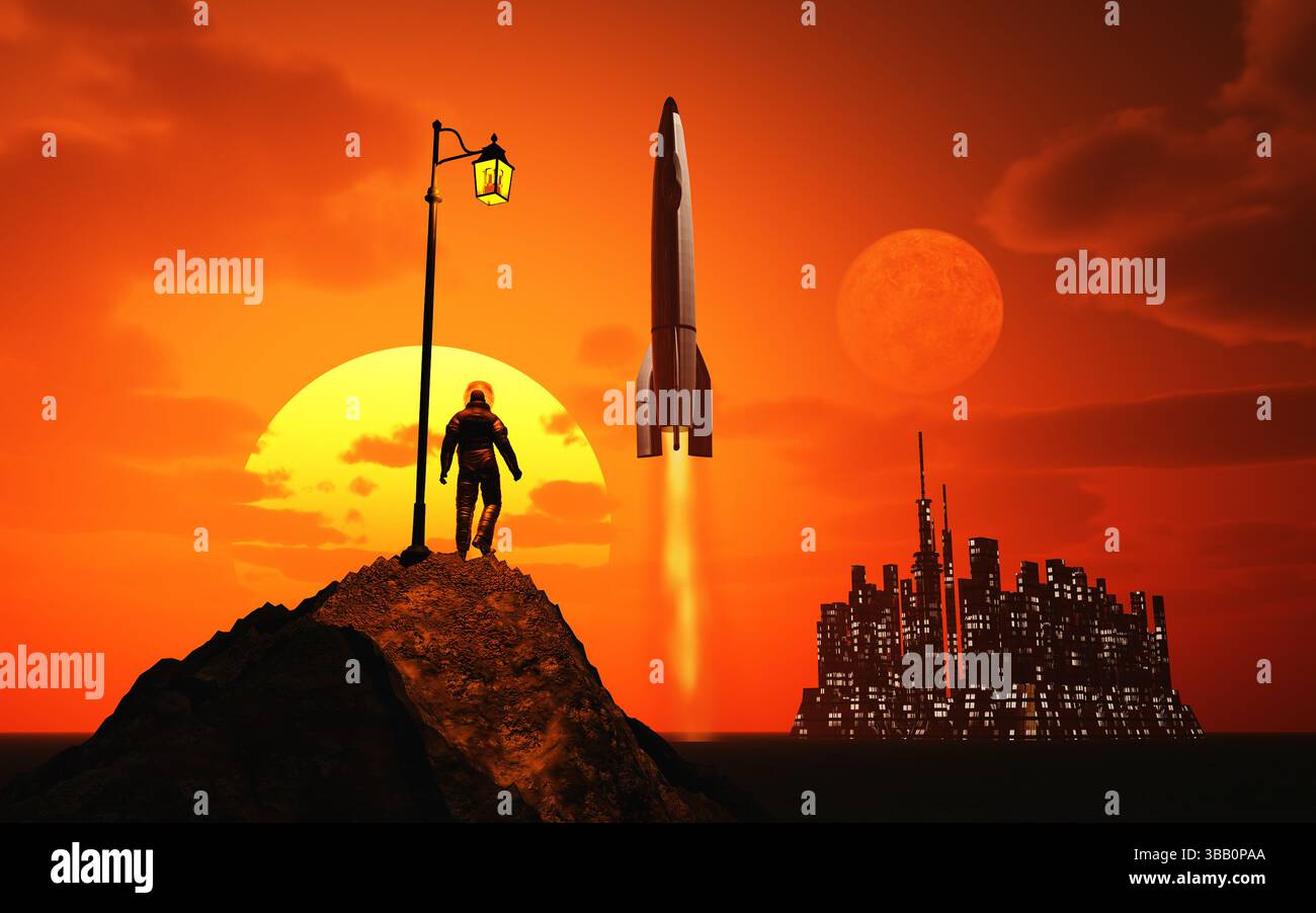 Exploring new planets hi-res stock photography and images - Alamy