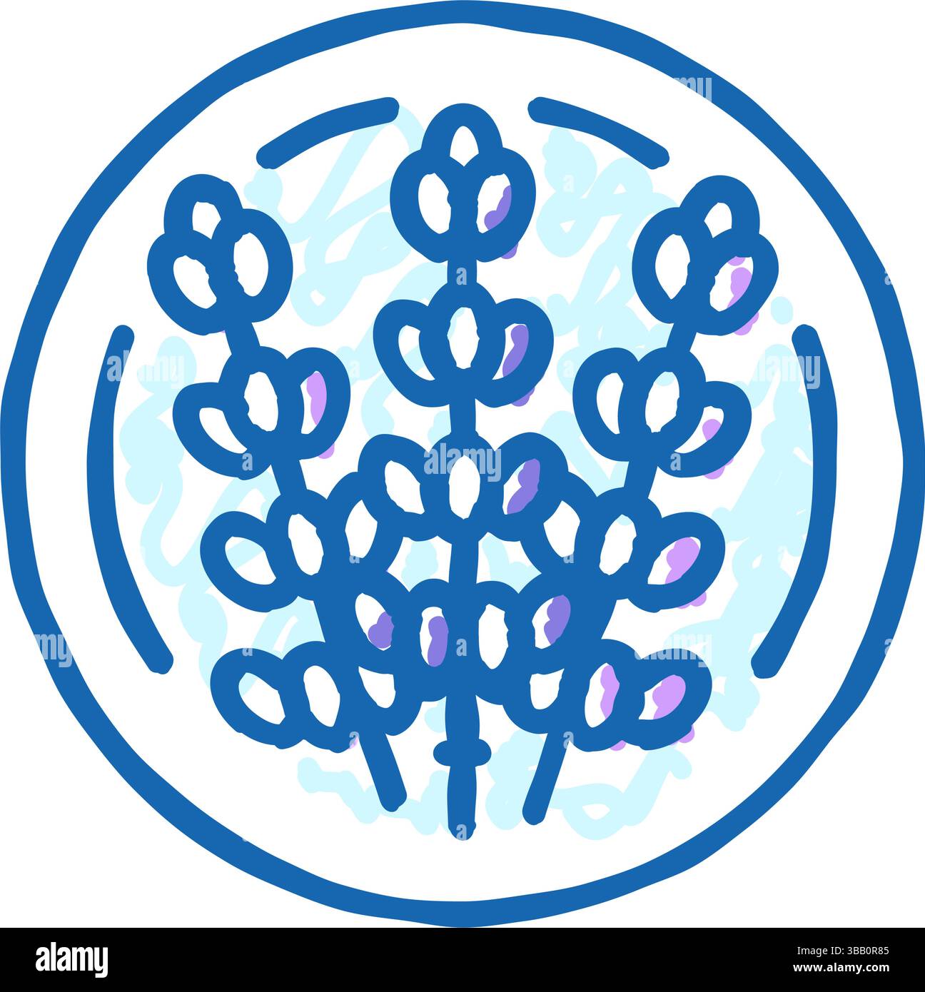 Wall and lavender Cut Out Stock Images & Pictures - Alamy