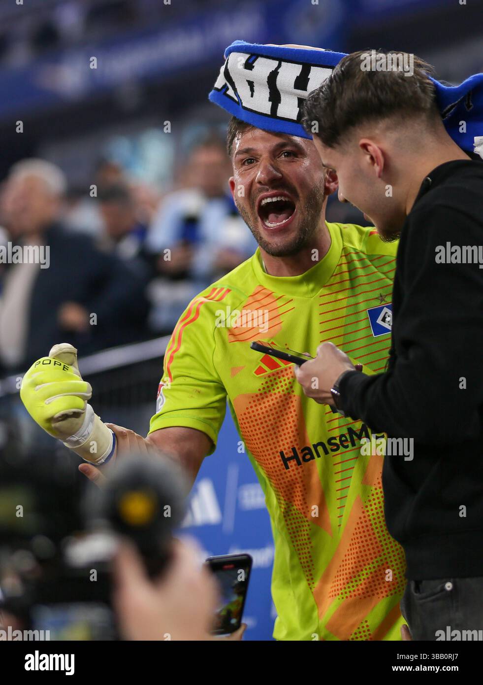 firo: 10.05.2025, Football: 2.Bundesliga HSV Hamburg Hamburg Hamburg ...