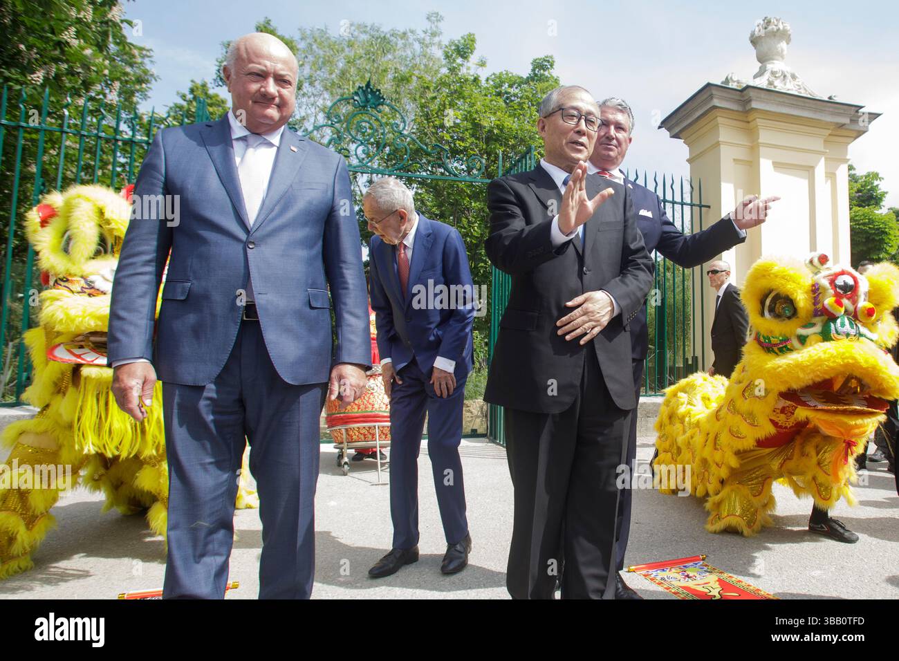 Vienna, Austria. 14th May, 2025. AUSTRIA; VIENNA; 20250514; L-R ...