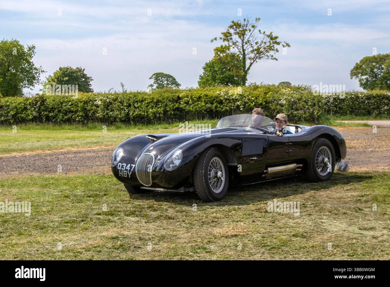 Black Suffolk C-Type replica Jaguar racing car, Petrol Engine 4235 cc ...