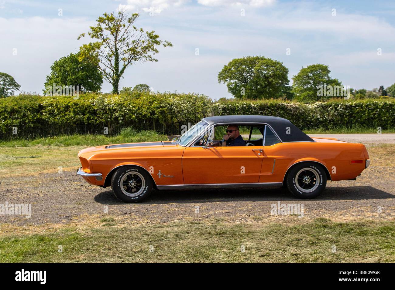 1968 60s sixties Madagascar Orange Mustang ; 2025 Wheels Up North, car ...