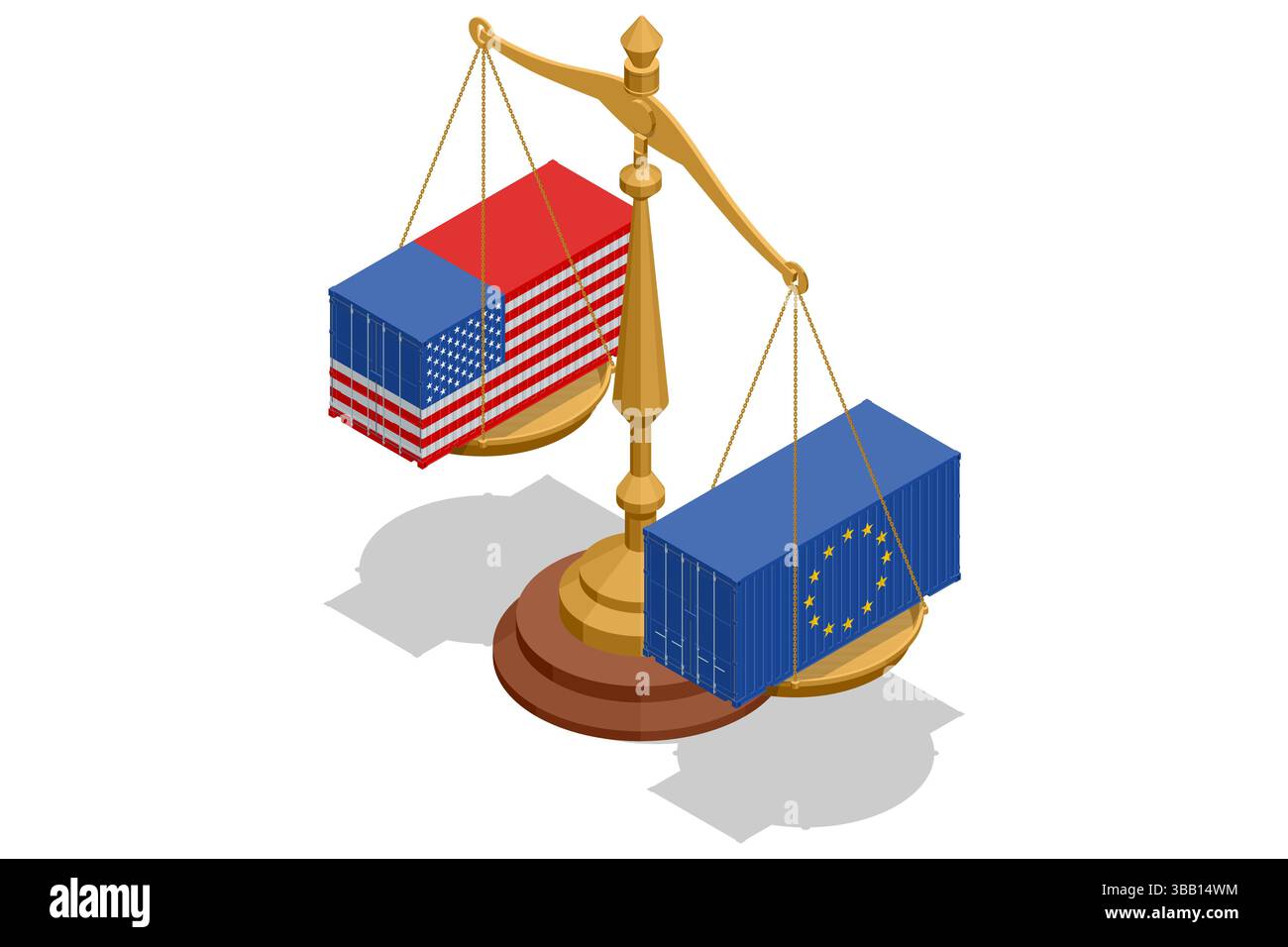 Us china trade balance Stock Vector Images - Alamy