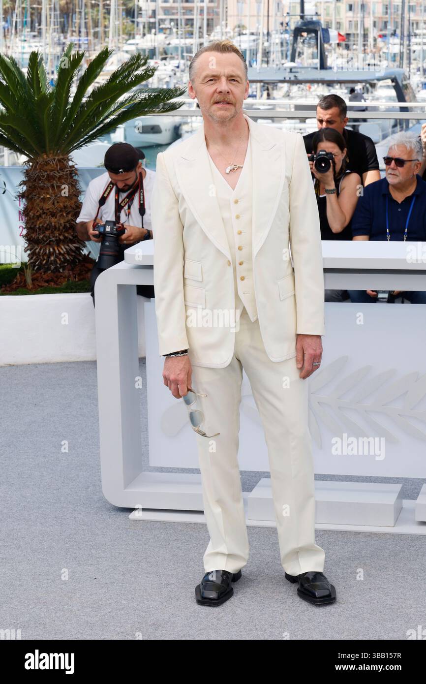 Simon Pegg poses for photographers during the photo call for the film ...