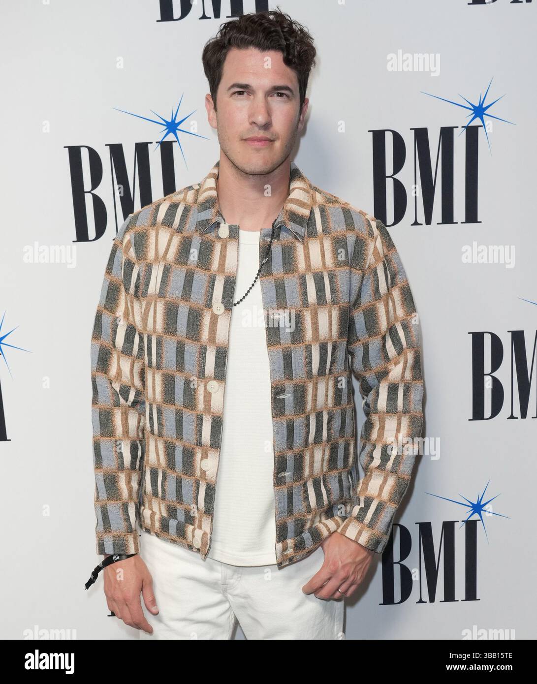 Los Angeles, USA. 13th May, 2025. Cal Shapiro at the 2025 BMI Pop ...