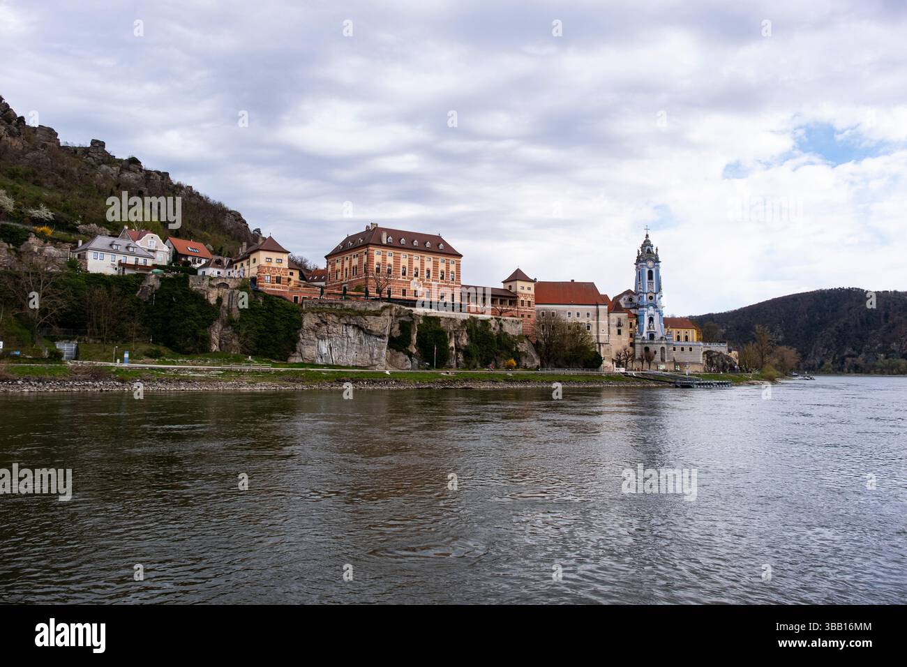 Durnstein in heart of unesco protected wine region hi-res stock ...