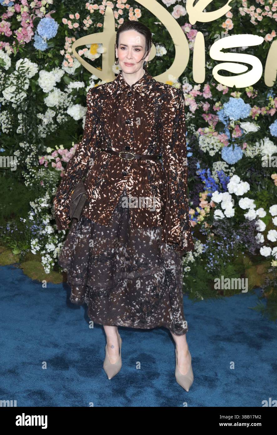 May 13, 2025, New York, New York, USA: Actor SARAH PAULSON seen during ...