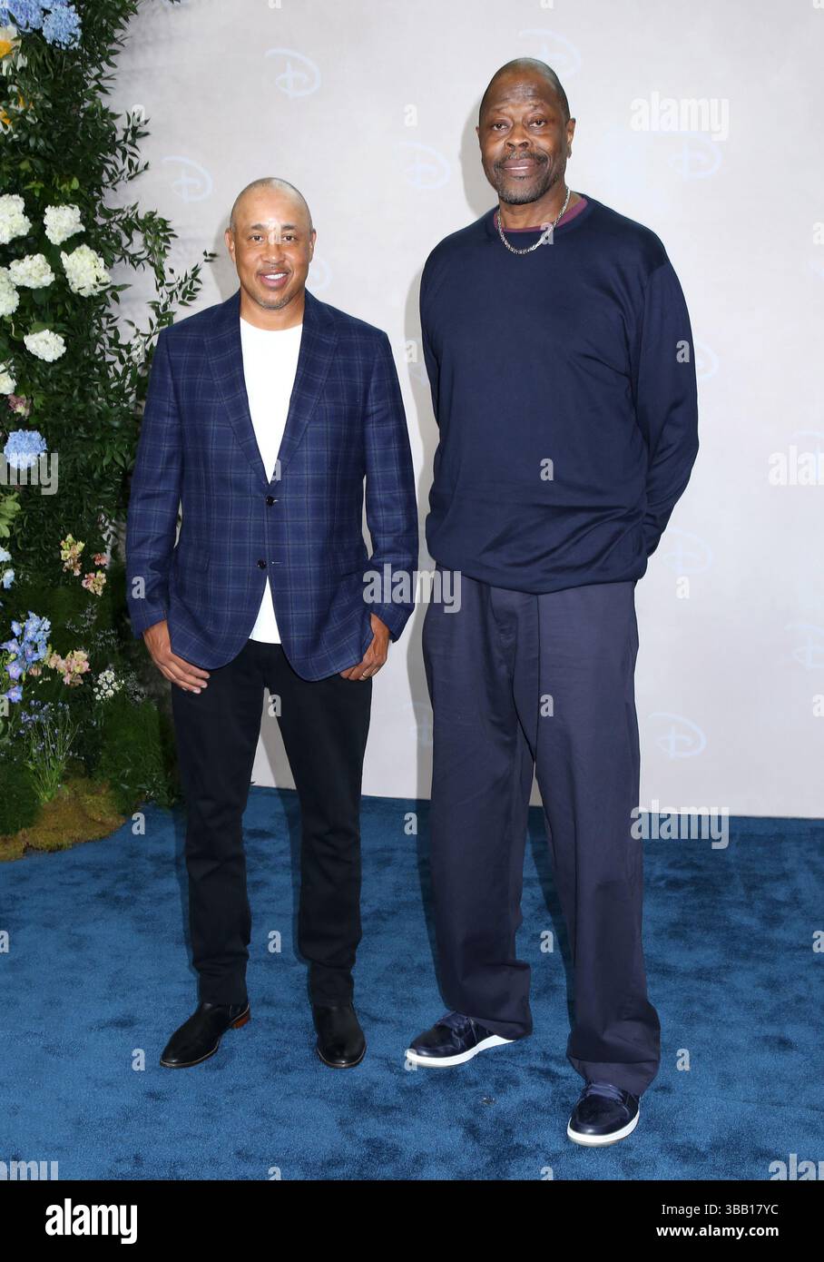 New York City, USA. 13th May, 2025. John Starks and Patrick Ewing ...