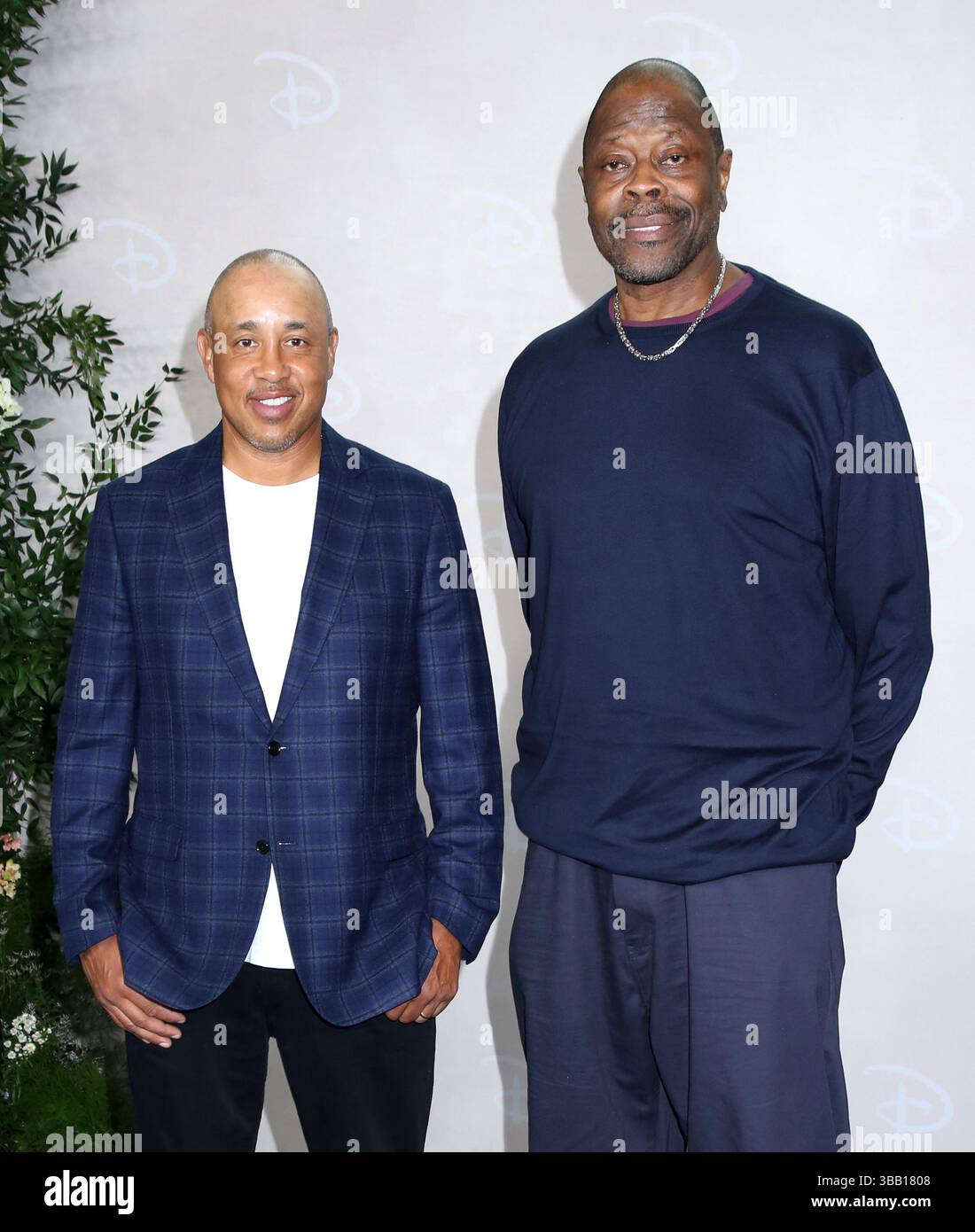 New York City, USA. 13th May, 2025. John Starks and Patrick Ewing ...