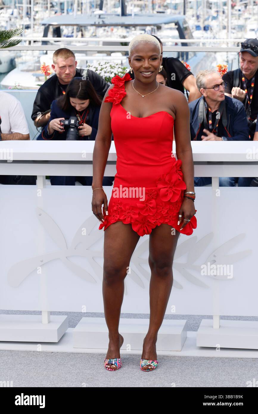 Deborah Christelle Lobe Naney poses for photographers at the photo call ...