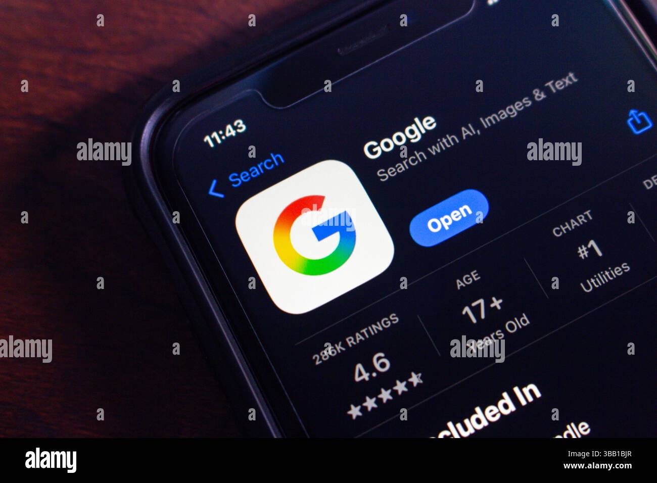 Mexico City, MEXICO - May 14 2025 : Smartphone displaying the Google ...