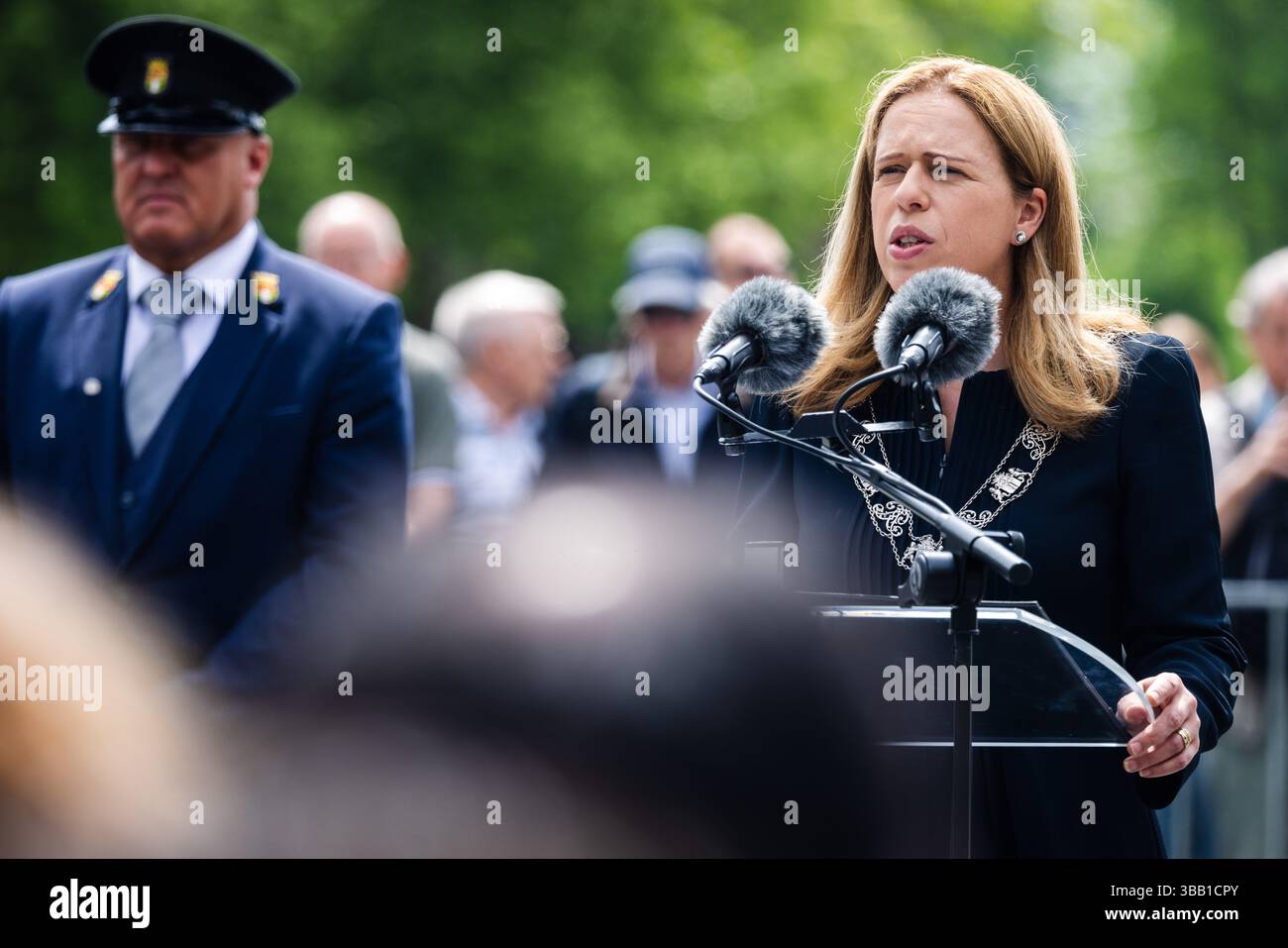 ROTTERDAM - Mayor of Rotterdam Carola Schouten during the commemoration ...