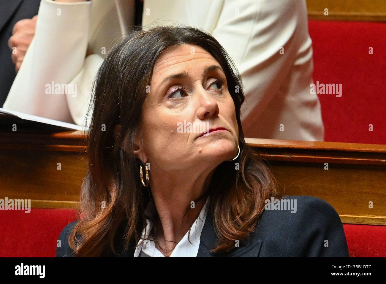 Paris, France. 13th May, 2025. Ms. MP Sandrine Josso during Questions ...