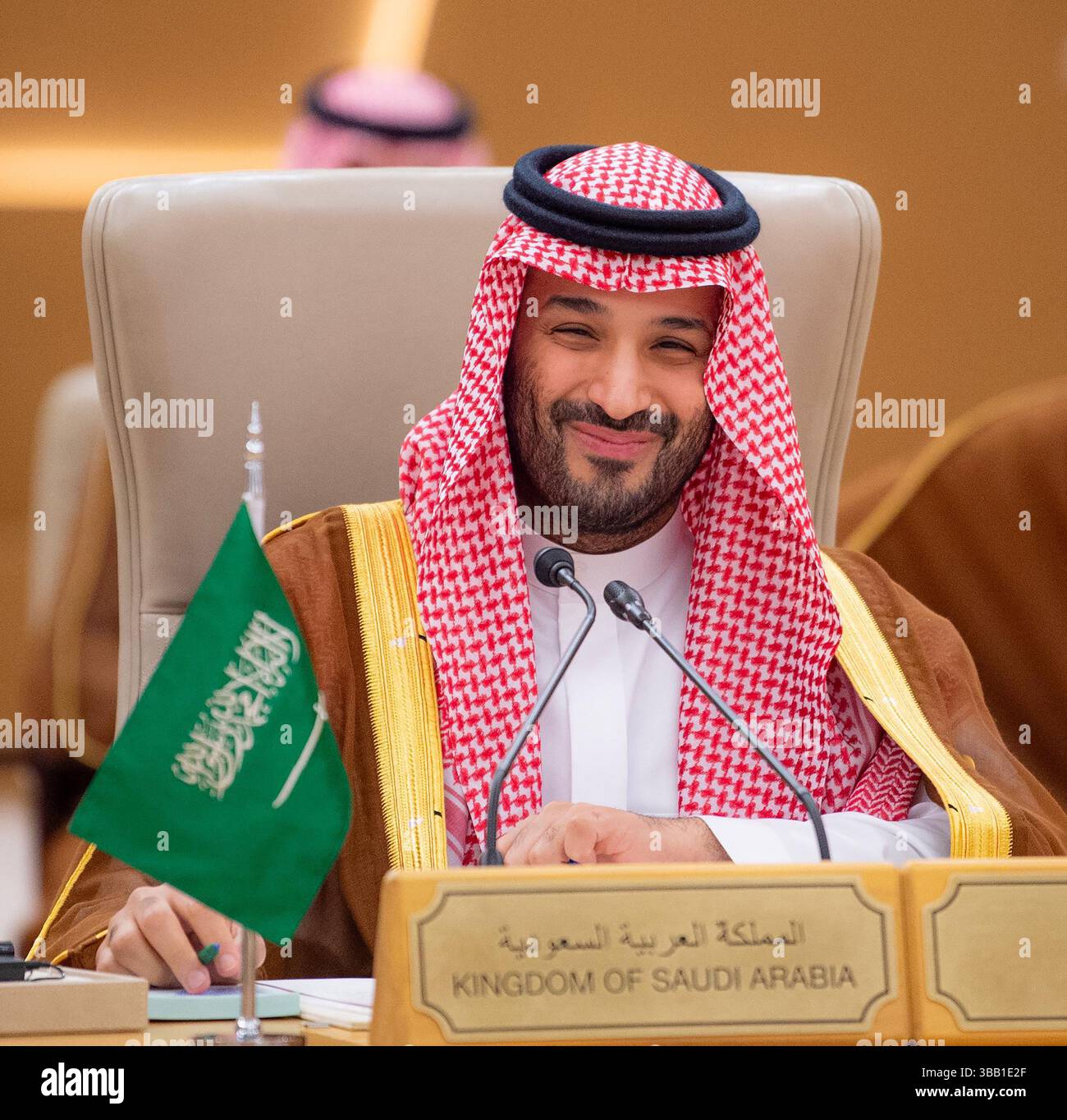 Riyadh, Saudi Arabia. 14th May, 2025. Crown Prince Mohammed bin Salman ...