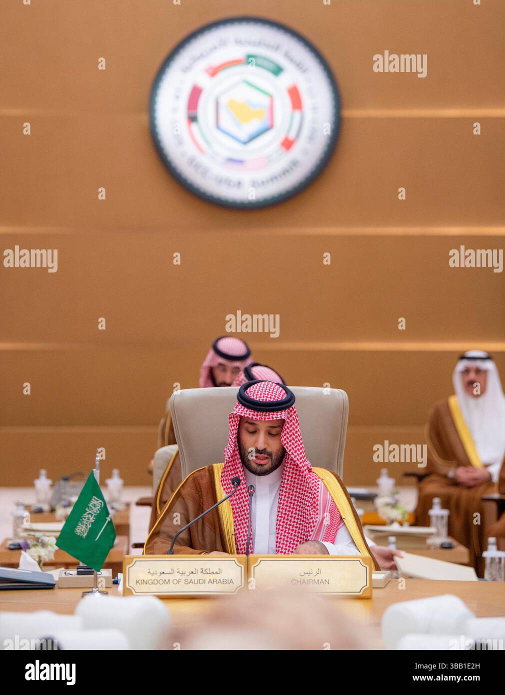 Riyadh, Saudi Arabia. 14th May, 2025. Crown Prince Mohammed bin Salman ...