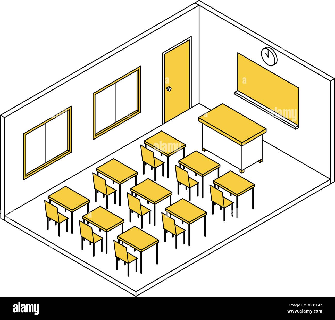 Simple Classroom Drawing