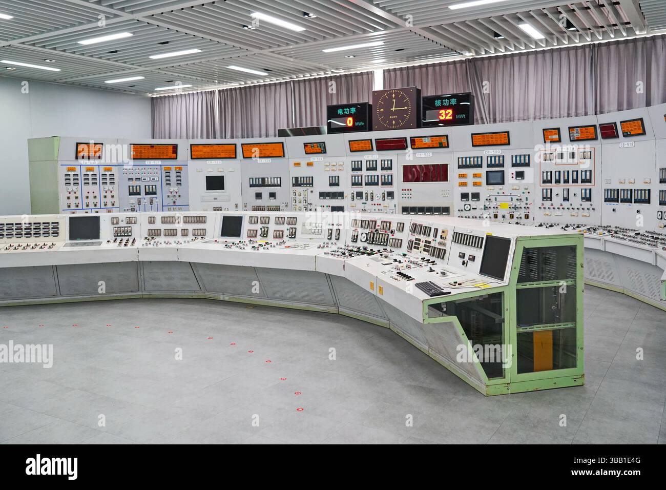 A nuclear power plant with different technical compartments Stock Photo ...