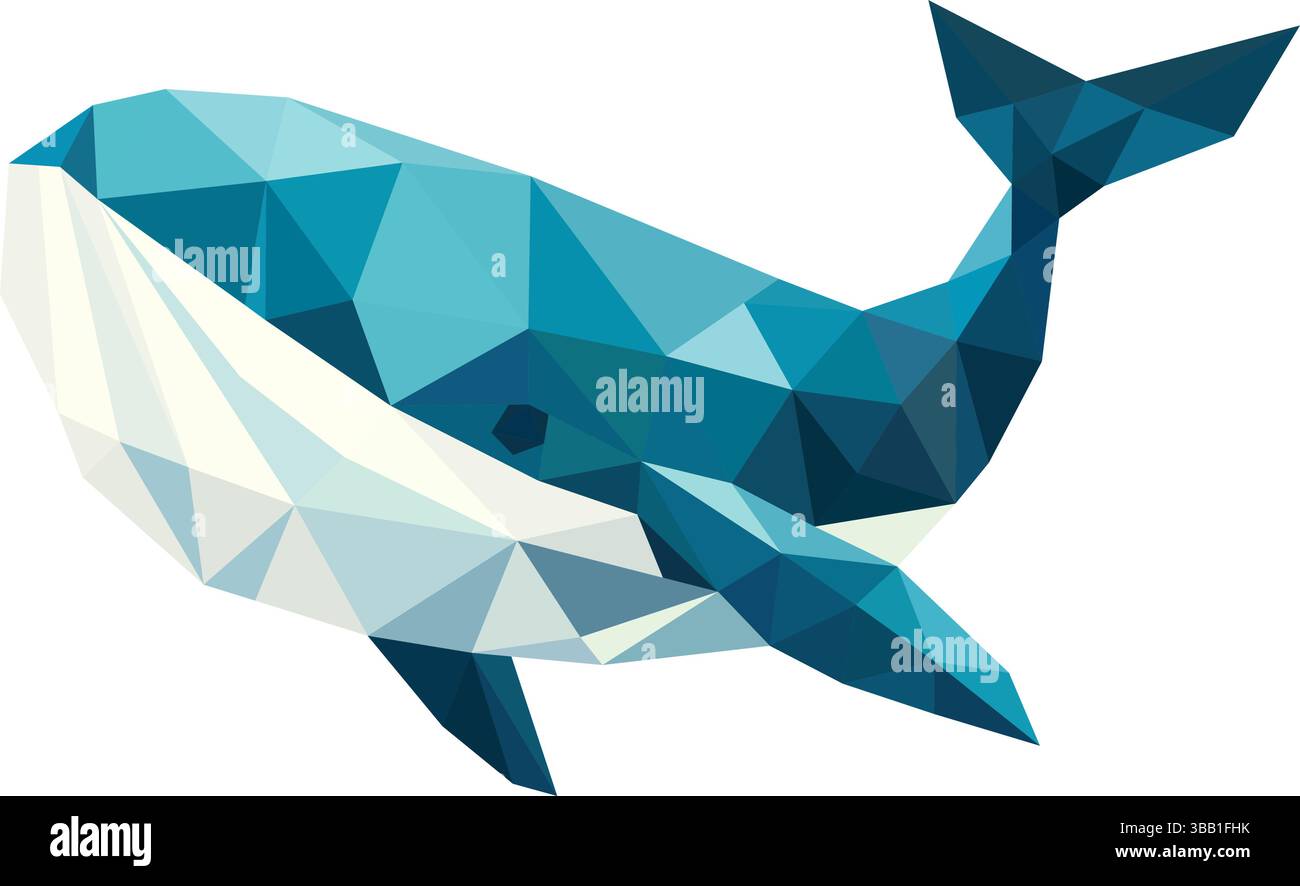 Simple minimalist ocean whale hi-res stock photography and images - Alamy