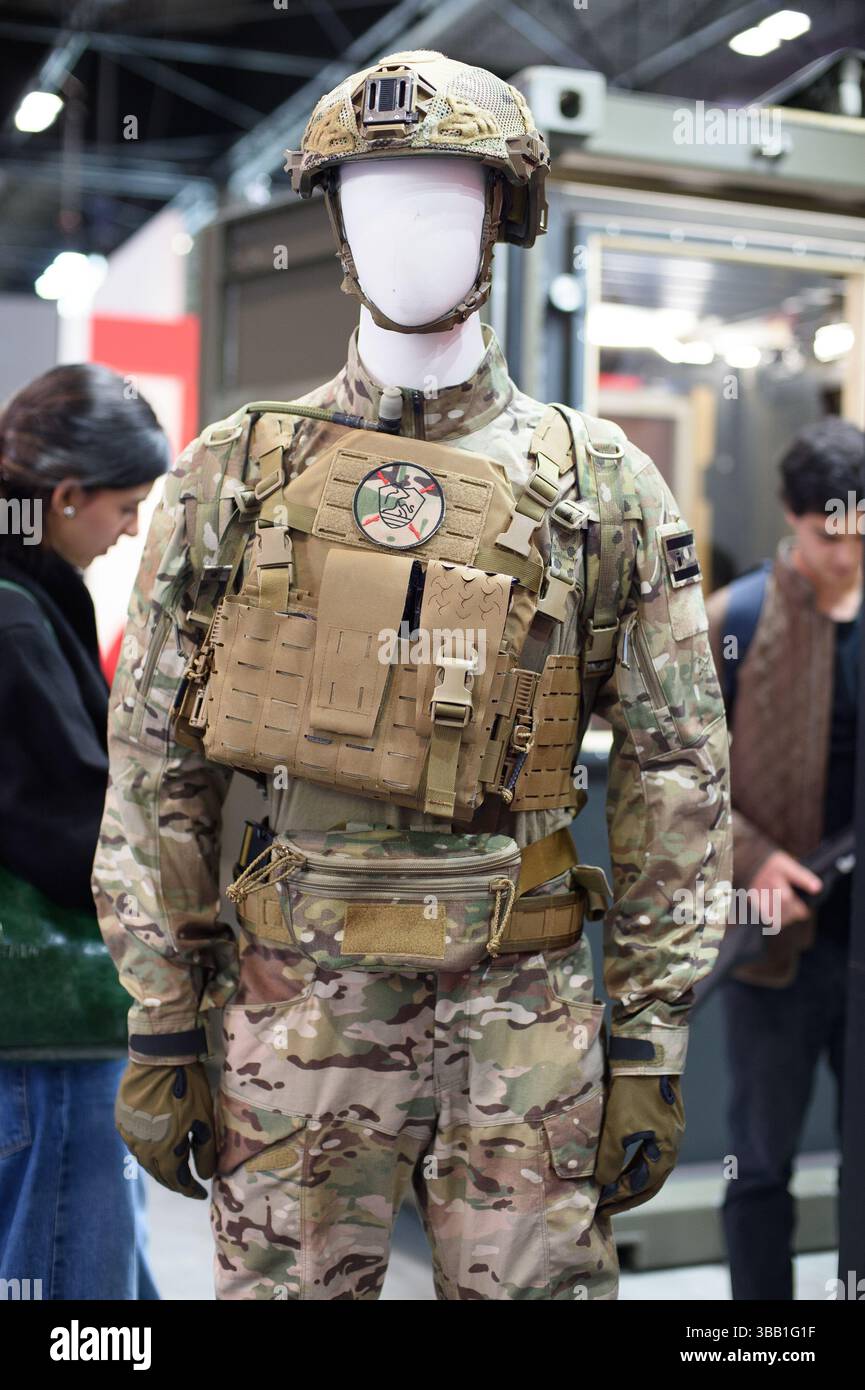 View of the International Defense and Security Fair (FEINDEF) at IFEMA ...