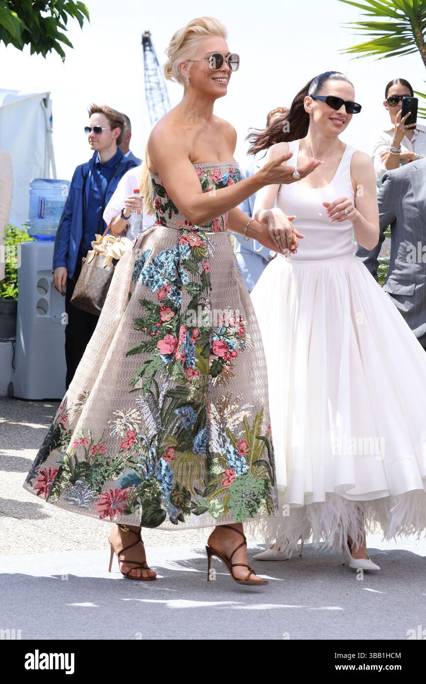 Cannes, France. 14th May, 2025. HANNAH WADDINGHAM and HAYLEY ATWELL at ...