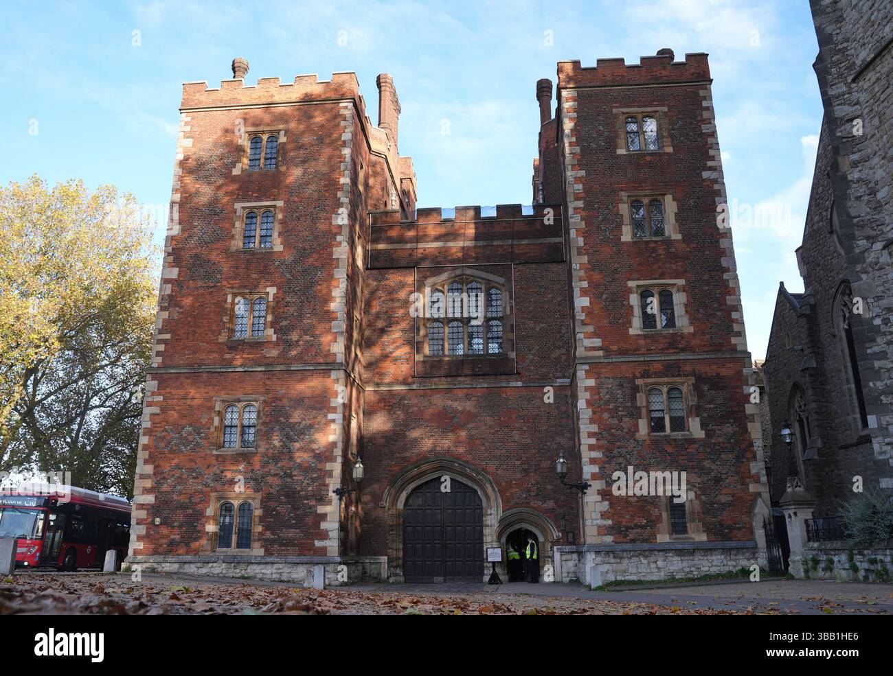 A view of Lambeth Palace in London, where Reverend Dr Bernard Randall ...