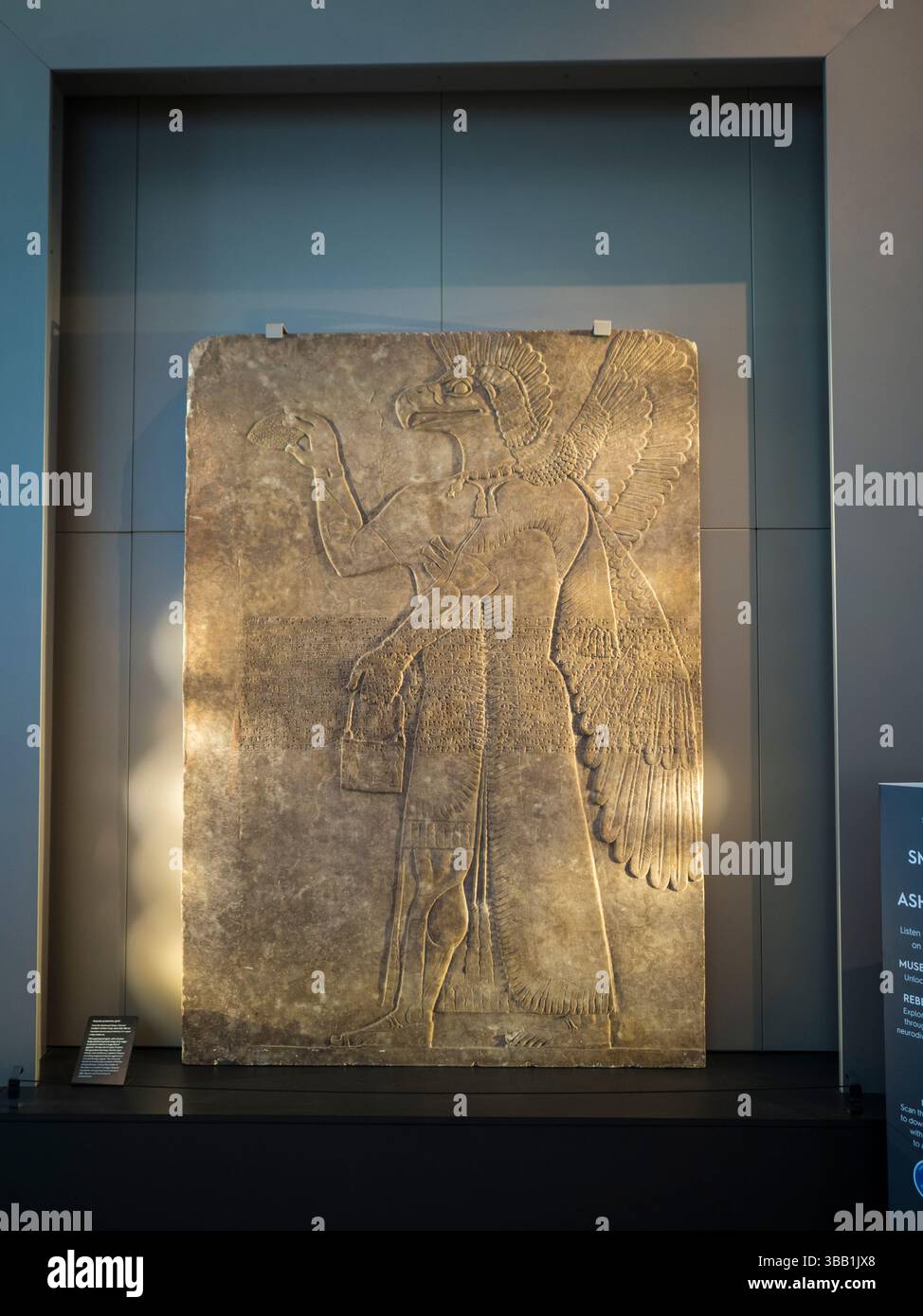 Protective Spirite, Cuneiform, from Nimrud, capital of Assyria ...