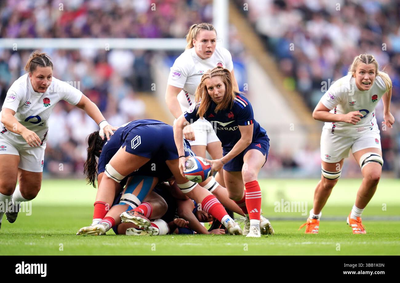 EMBARGOED TO 1000 MONDAY MAY 12 File photo dated 26/4/2025 of France's Pauline Bourdon Sansus ...